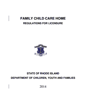 Fillable Online dcyf ri Family Child Care Home - Department of Children ...