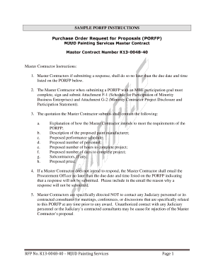 Fillable Online courts state md Master Contract Instructions Sample ...