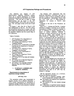 Fillable Online ATF Explosives Rulings and Procedures Fax Email Print ...