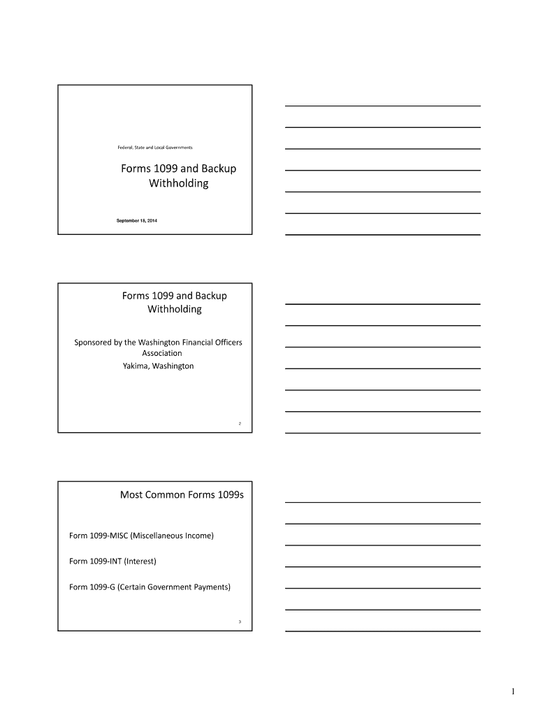 Fillable Online 091814 IRS form 1099 - Washington Finance Officers ...