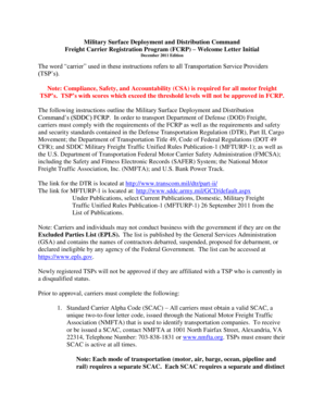 Fillable Online sddc army SDDC Freight Carrier Registration ...