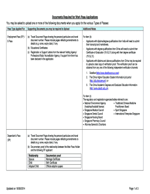Fillable Online mom gov Documents Required for Work Pass Applications ...