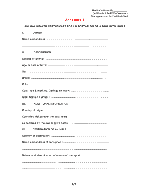 Fillable Online aphis usda Dogs - APHIS - aphis usda Fax Email Print ...