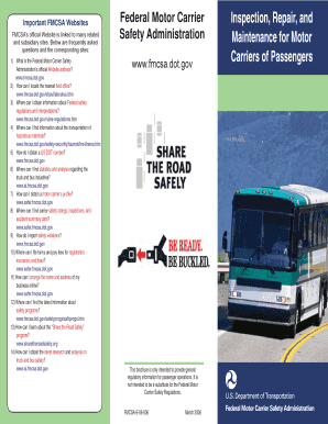 Fillable Online fmcsa dot PART 396 - Federal Motor Carrier Safety ...