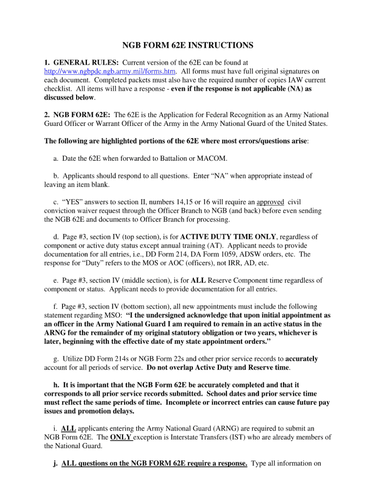 Fillable Online in ng ngb 62e Fax Email Print - pdfFiller