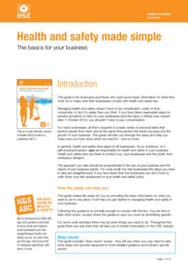 Hse Health And Safety Policy Statement Pdf | pdfFiller