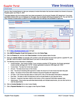 Fillable Online View Invoices - Ameren Fax Email Print - pdfFiller