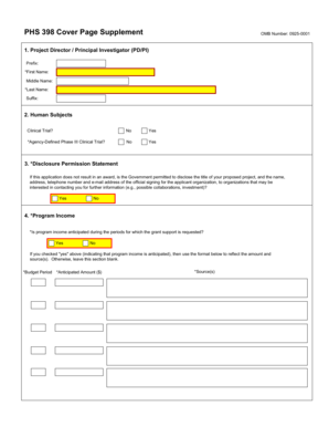 Omb Number 0925 0001 - Fill Online, Printable, Fillable, Blank | pdfFiller
