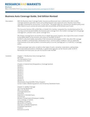 Fillable Online coverage questions and other issues surrounding ...