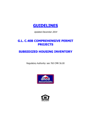 Fillable Online mass Comprehensive Permit Guidelines - Mass.Gov - mass ...