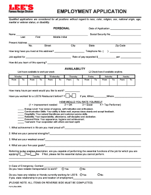 Fillable Online Qualified applications are considered for all positions ...