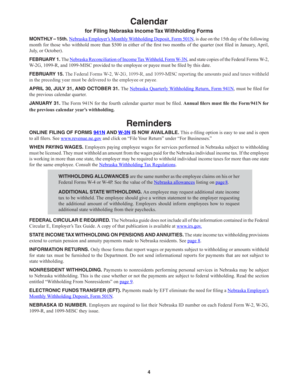 Fillable Online Calendar, Reminders, and Instructions Fax Email Print ...