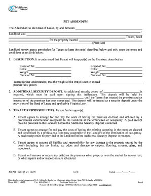 Fillable Online Tenant, dated Fax Email Print - pdfFiller