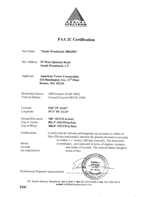 Fillable Online ct FAA 2C Certi?cation - ct Fax Email Print - pdfFiller