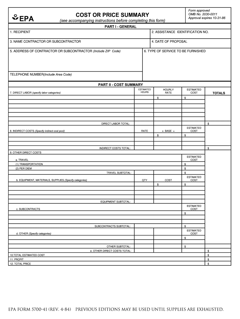 Fillable Online Tceq Texas Example Cost Or Price Summary Form Tceq fillable-online-tceq-texas-example-cost-or-price-summary-form-tceq