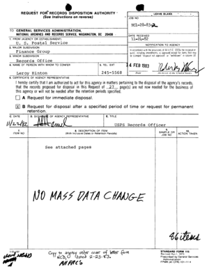 Fillable Online archives United States Postal Service (USPS) Finance ...