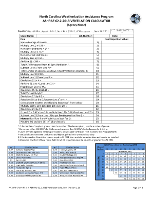 Fillable Online North Carolina Weatherization Assistance Program Fax ...