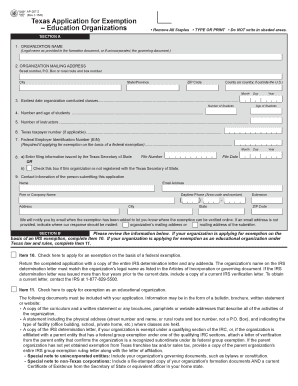 Fillable Online AP-207 Application for Exemption - Educational ...