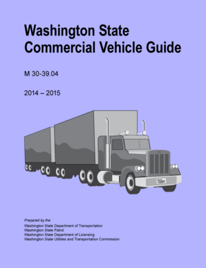 Fillable Online wsdot wa Washington State Commercial Vehicle Guide M 30 ...