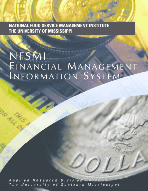 Fillable Online NFSMI Financial Management Information System Fax Email ...