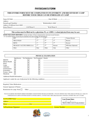 Fillable Online ct PHYSICIAN'S FORM - ct Fax Email Print - pdfFiller