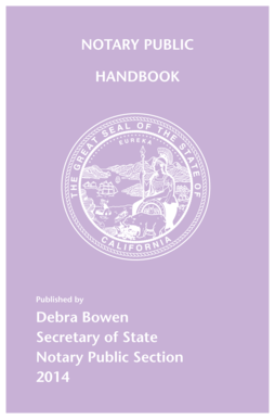 Fillable Online Notary Public Handbook 2014 Fax Email Print - pdfFiller