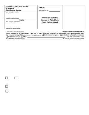Fillable Online Small Claims Cases) Fax Email Print - pdfFiller