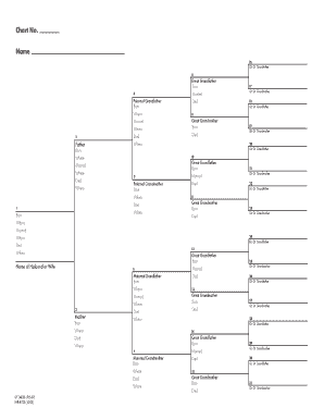 Fillable Online in Ancestry chart - in Fax Email Print - pdfFiller