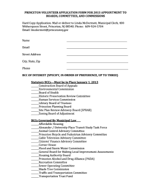 Fillable Online Hard Copy Application Mail or deliver to Linda ...