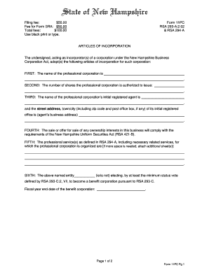 Fillable Online sos nh 02 and RSA 294-A) NINE STEPS TO AVOID REJECTION ...