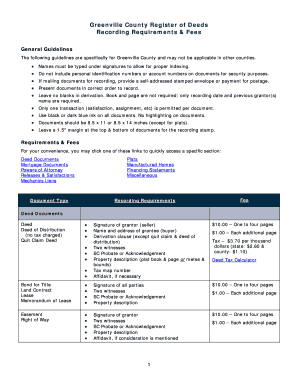 Fillable Online Recording fee Fax Email Print - pdfFiller