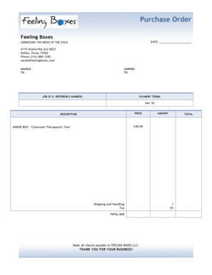 18 Printable purchase order format doc Templates - Fillable Samples in ...
