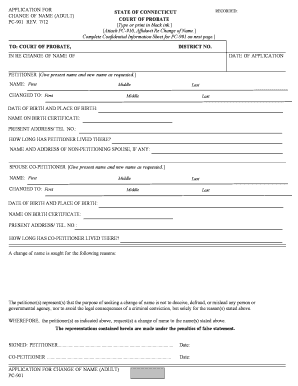 Fillable Online Attach PC-910, Affidavit Re Change of Name Fax Email ...