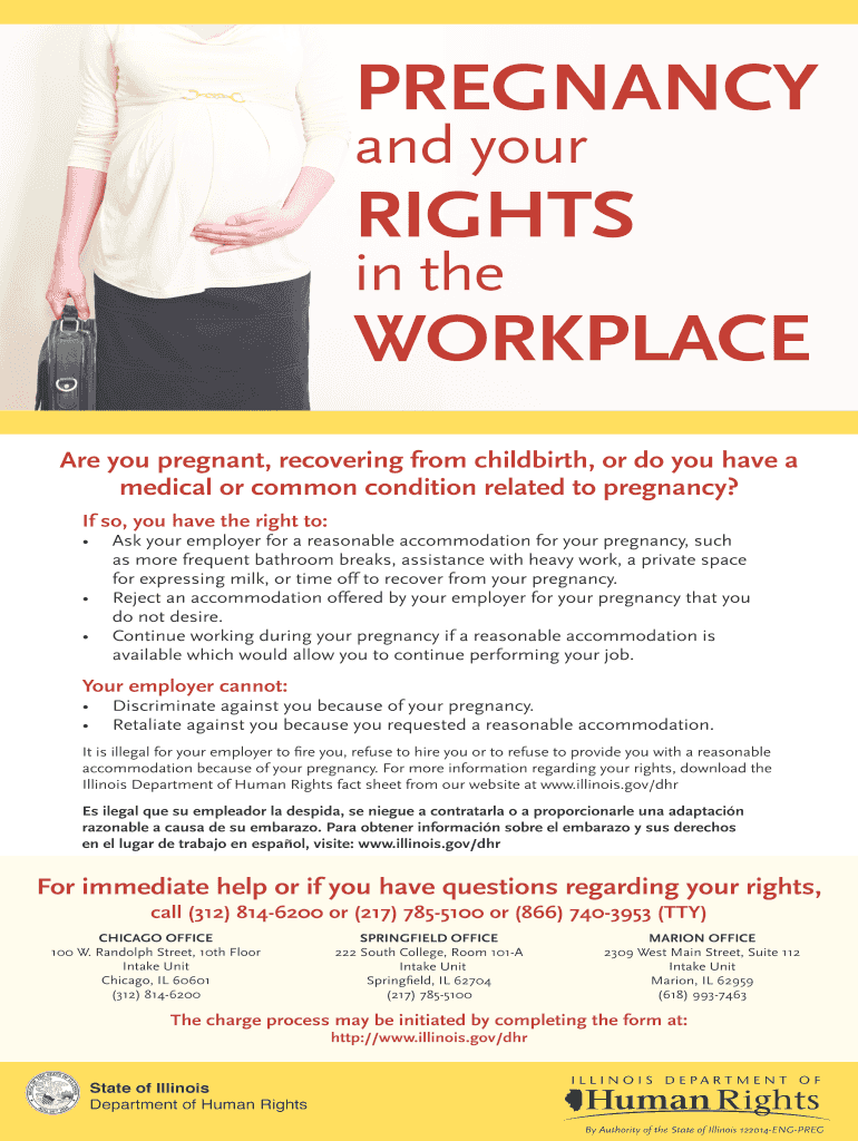 Fillable Online www2 illinois PREGNANCY RIGHTS wORkPLACE - www2 ...