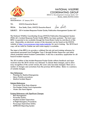 Fillable Online nwcg NATIONAL WILDFIRE - nwcg Fax Email Print - pdfFiller