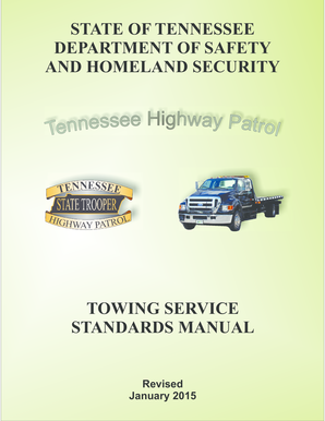 Fillable Online tn STATE OF TENNESSEE DEPARTMENT OF SAFETY AND HOMELAND ...