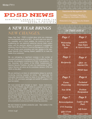 Fillable Online dm usda PDSD NEWS - dm usda Fax Email Print - pdfFiller
