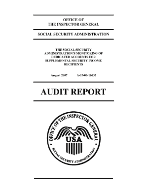 Fillable Online oig ssa THE SOCIAL SECURITY Fax Email Print - pdfFiller