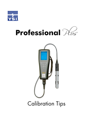 Fillable Online YSI Pro Plus User Manual - YSI.com Fax Email Print ...