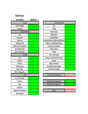 Fillable Online Monthly Cost Fax Email Print - pdfFiller