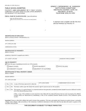 Fillable Online PUBLIC SCHOOL EXEMPTION Fax Email Print - pdfFiller