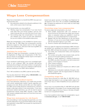 Fillable Online Wage Loss Compensation Fax Email Print - pdfFiller