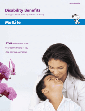 Fillable Online miamidade MetLife Disability Plans - miamidade Fax ...