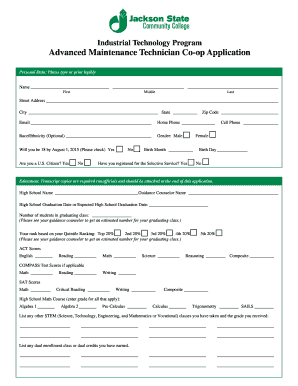 Fillable Online jscc AMT Application 2014 for fillable form.pub ...