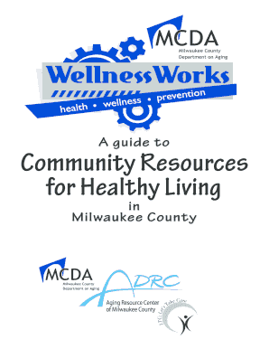 Fillable Online county milwaukee Community Resources for Healthy Living ...