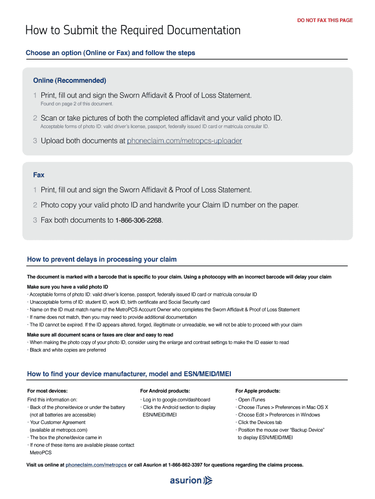 Fillable Online How to Submit the Required Documentation DO NOT FAX Fax ...