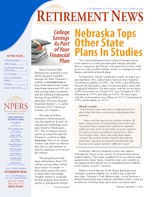 Fillable Online RETIREMENT NEWS Fax Email Print - pdfFiller