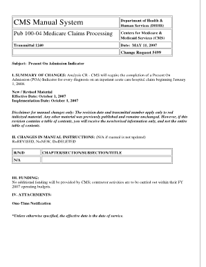 Fillable Online cms hhs Change Request 5499 - cms hhs Fax Email Print ...