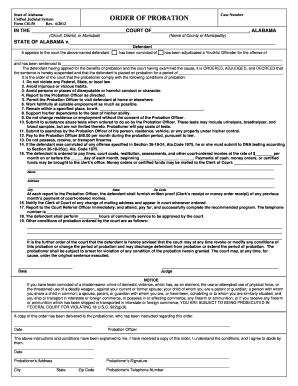 Fillable Online eforms alacourt Form CR-50 Fax Email Print - pdfFiller