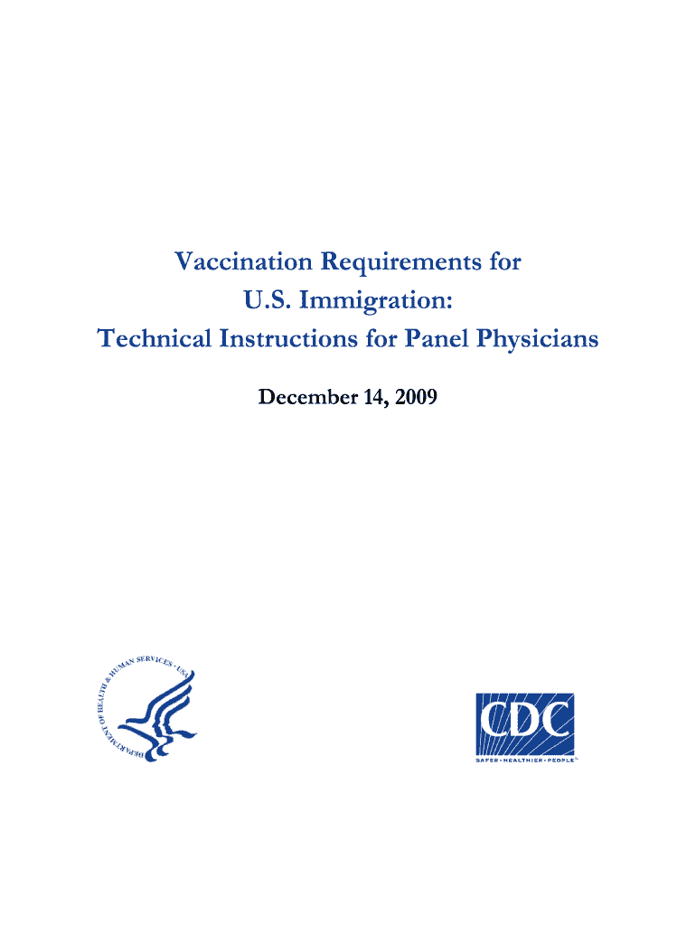 Fillable Online cdc Vaccination Requirements for U.S. Immigration Fax ...